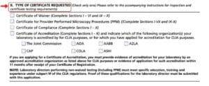 How to Apply for CLIA Certification – Filling out CMS-116