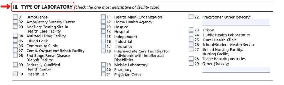 How to Apply for CLIA Certification – Filling out CMS-116